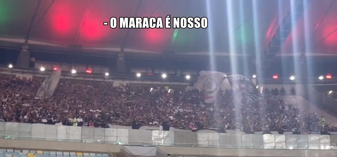 "O Maraca é nosso!"; Fiel dá show após empate do Corinthians; vídeo