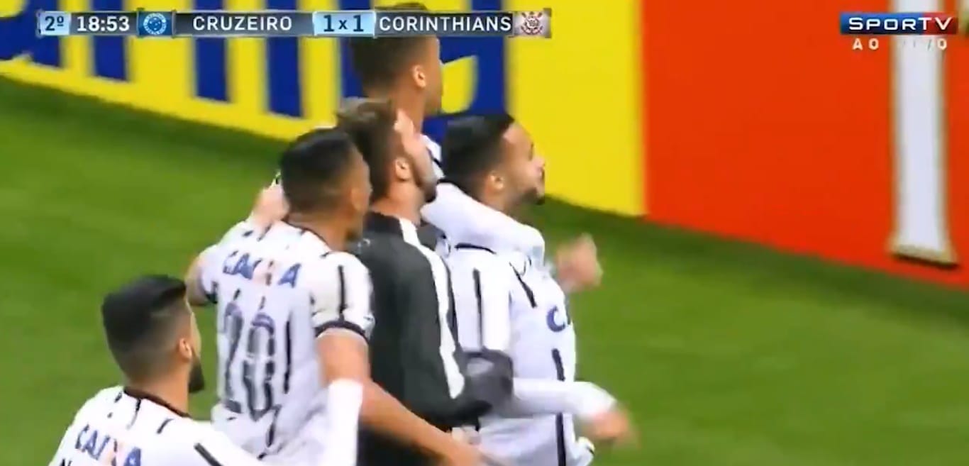 Corinthians publica golaço de Claudinho contra o Cruzeiro; vídeo Corinthians publica golaço de Claudinho contra o Cruzeiro; vídeo