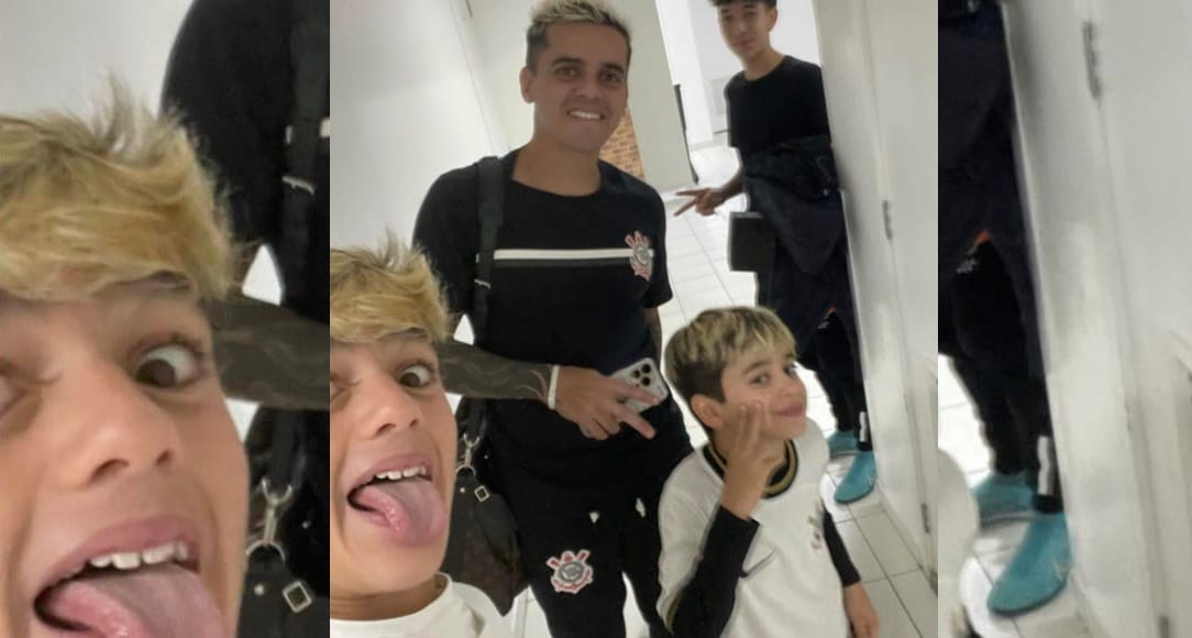 Filho de Fagner tira onda após Luxemburgo revelar perda de peso do lateral